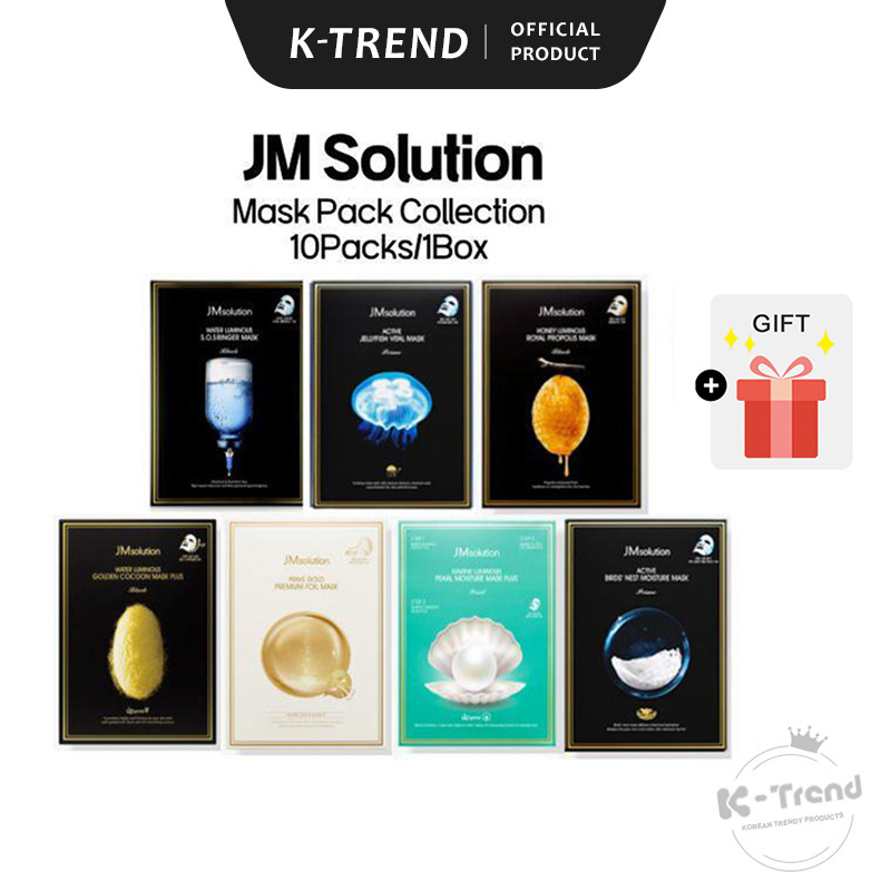 [Korea Shipping]JM SOLUTION Mask Pack Series 5/10 Sheets[no box ...