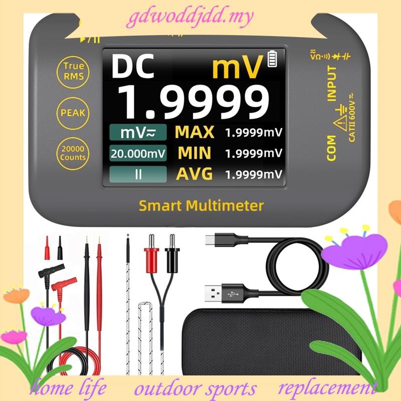 XU-Photovoltaic Multimeter 20000 Word Rechargeable Digital Multimeter 2 ...