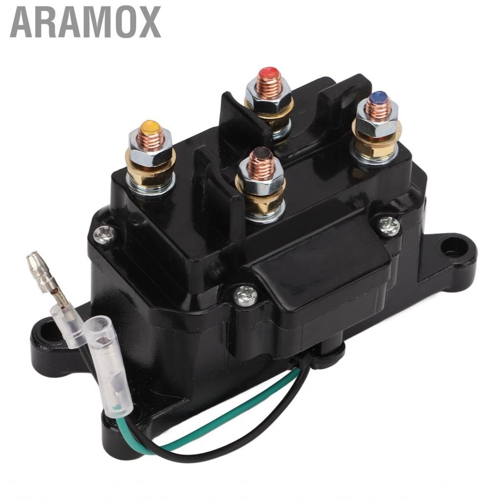 Aramox Winch Relay Switch Combo 63070 Solenoid Contactor for Jeep UTV ...
