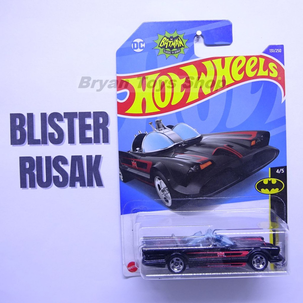 Hot Wheels Batmobile TV Series Tap Card | Shopee Malaysia