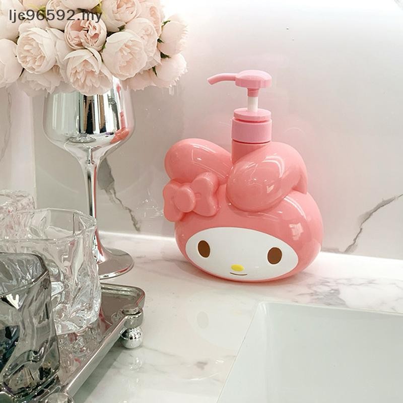 [LJC] 900ml Sanrio Kuromi Soap Bottle Kawaii My Melody Shampoo Shower ...
