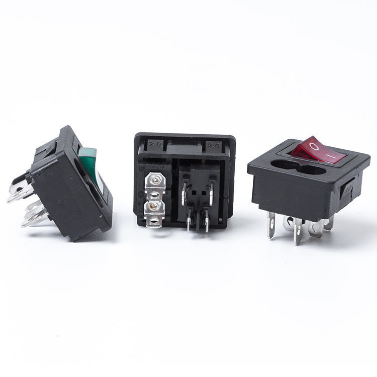 Eight-shaped Type with Switch Two-In-One AC Power Socket Four-Pin Two ...