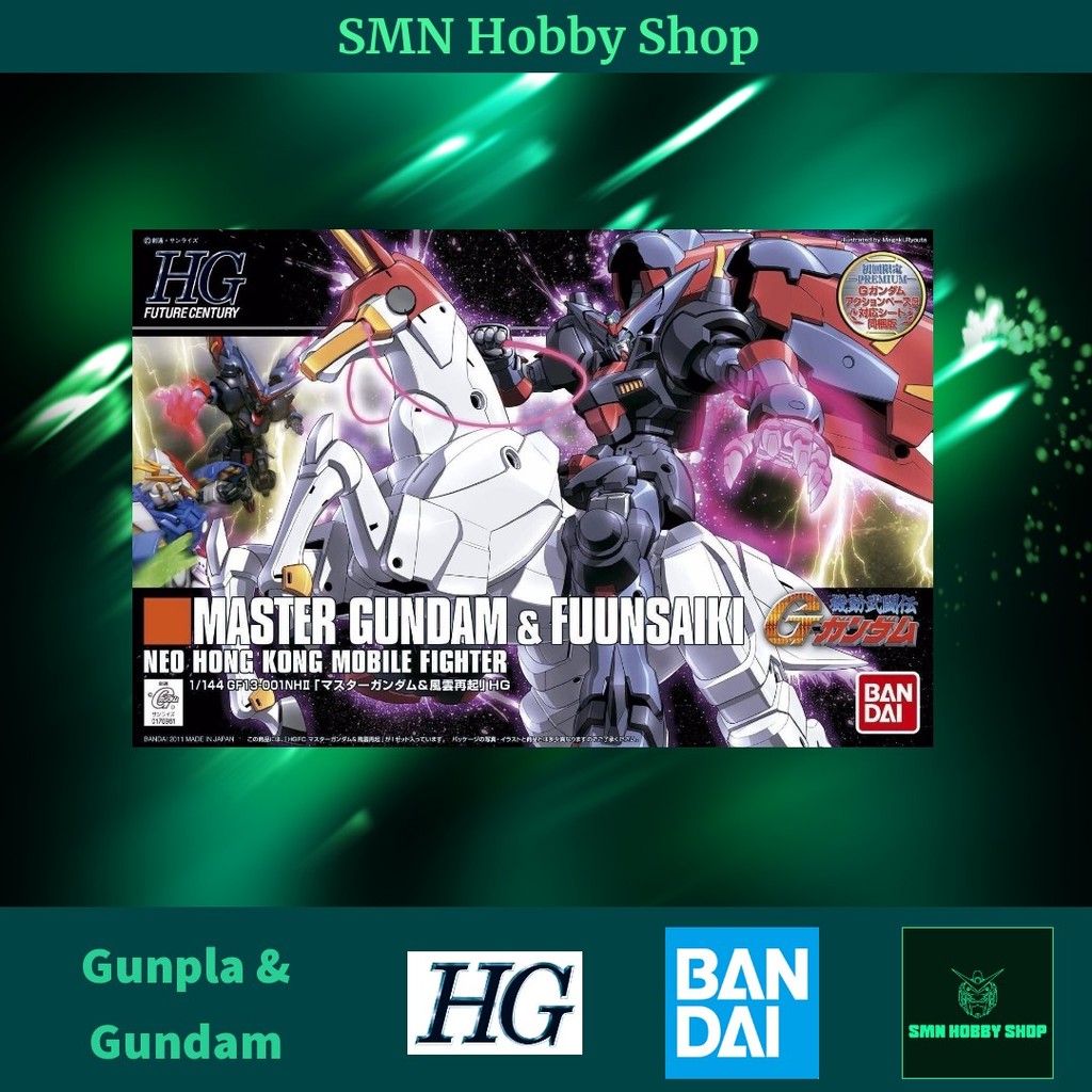 HG 1/144 Master Gundam & Fuunsaiki 128 Gunpla Gundam Toys Plastic Model ...