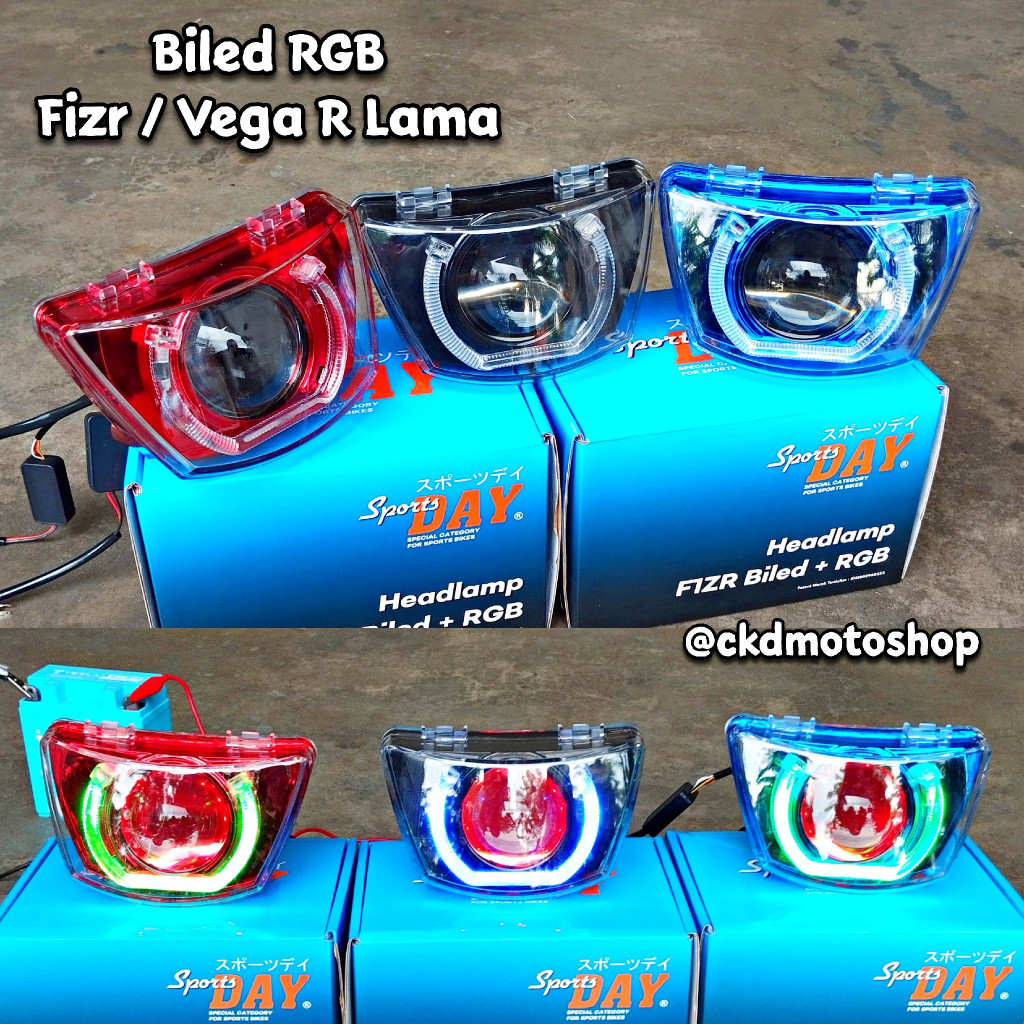 Biled lamp Fiz R Day Vega R la,a RGB Led Headlight Billed RGB F1zr Fiz ...