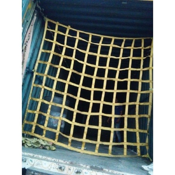 Container Net, Web Cargo Net High Tenacity Polyester Web, 8ft x 8ft ...
