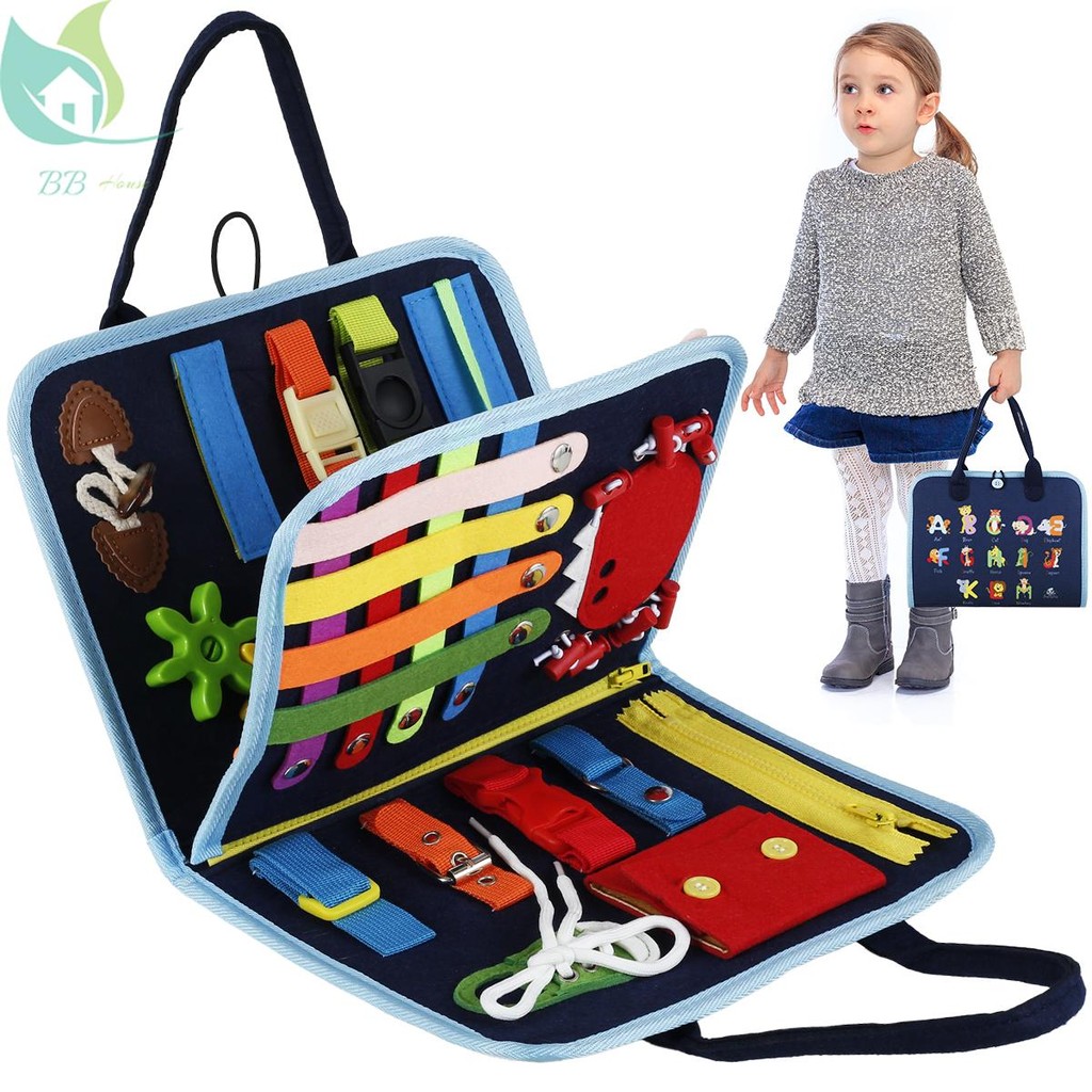 Toddler Busy Board Basic Life Skills Learning Early Educational ...