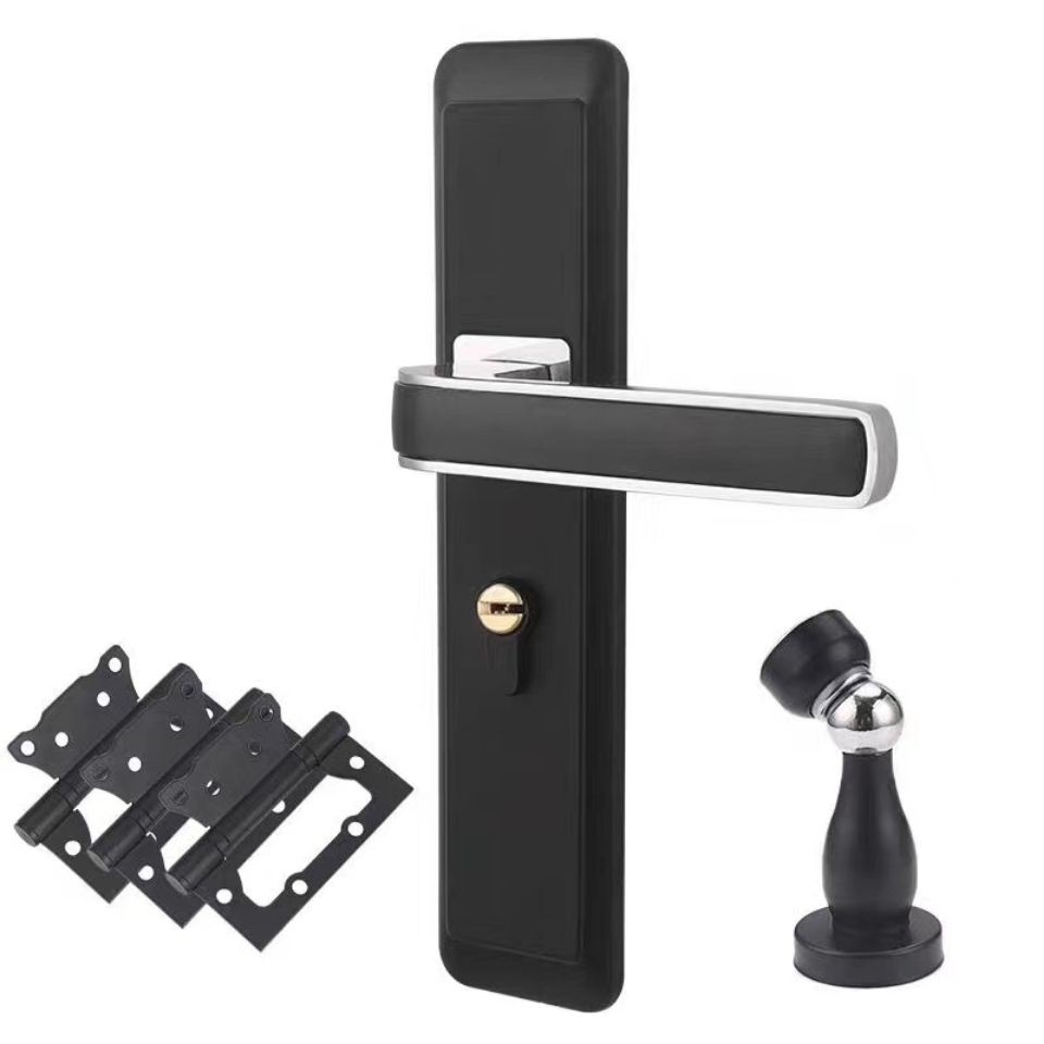 Indoor Door Lock Set Door Lock Silent Door Lock Steel Wooden Door Lock ...