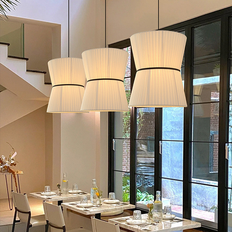 Modern Fabric Chandelier Ceiling Light LED Dining Pendant Lightlight ...