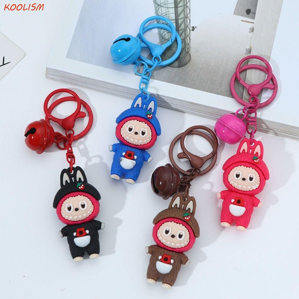 KOOLISM Labubu Keychain, Cartoon PVC Labubu DIY Pendant, Personality ...