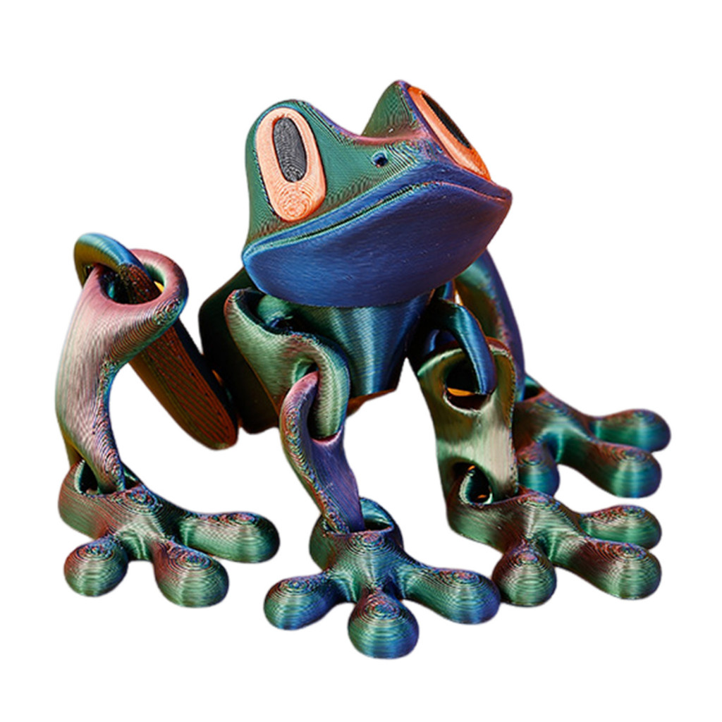 3d Printed Frog Toy Frog Collectible Toy Adorable 3d Printed Frog ...
