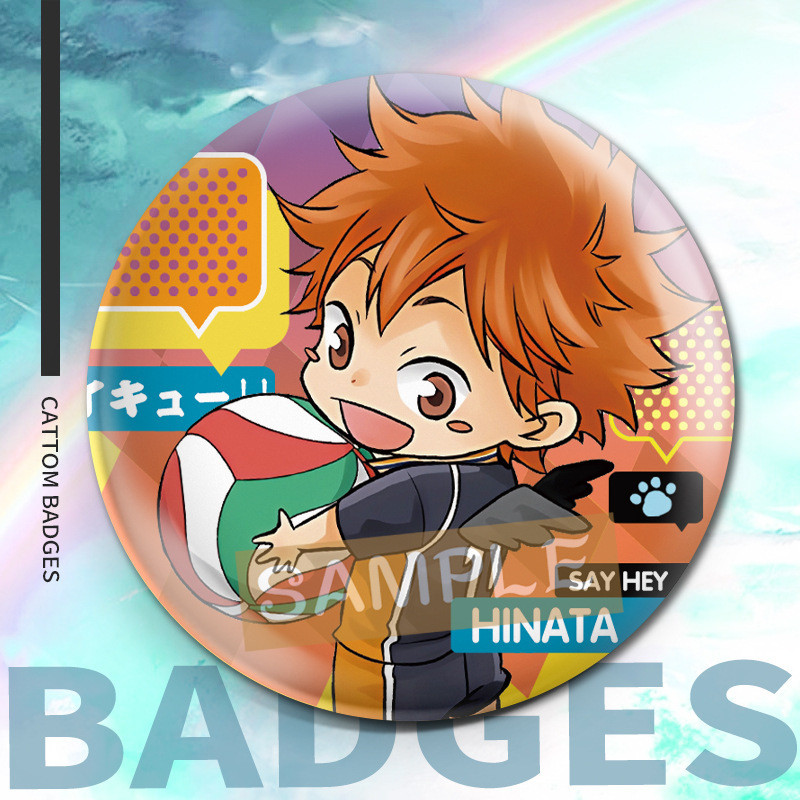 Volleyball Boys Laser Bar Hawk Hyuga Shoyo Kageyama Feixo Anime Fan ...