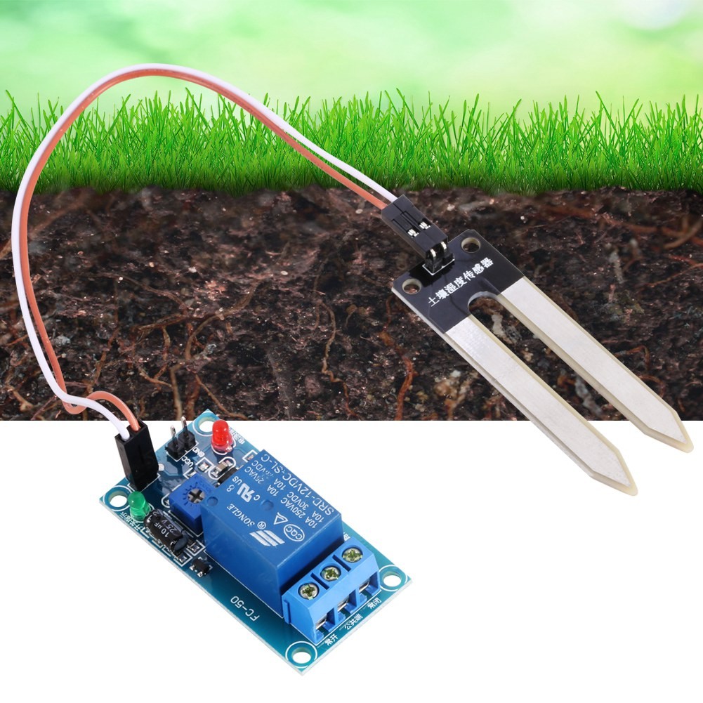 Yohooo Moisture Sensor Relay Nickel Plating Surface Adjustable Soil for ...