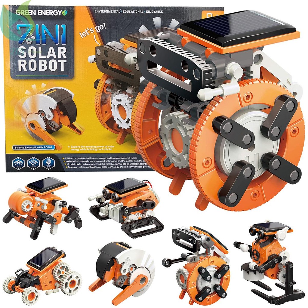 Solar Powered Robot Toy DIY Assemble Stem Projects STEM Educational ...