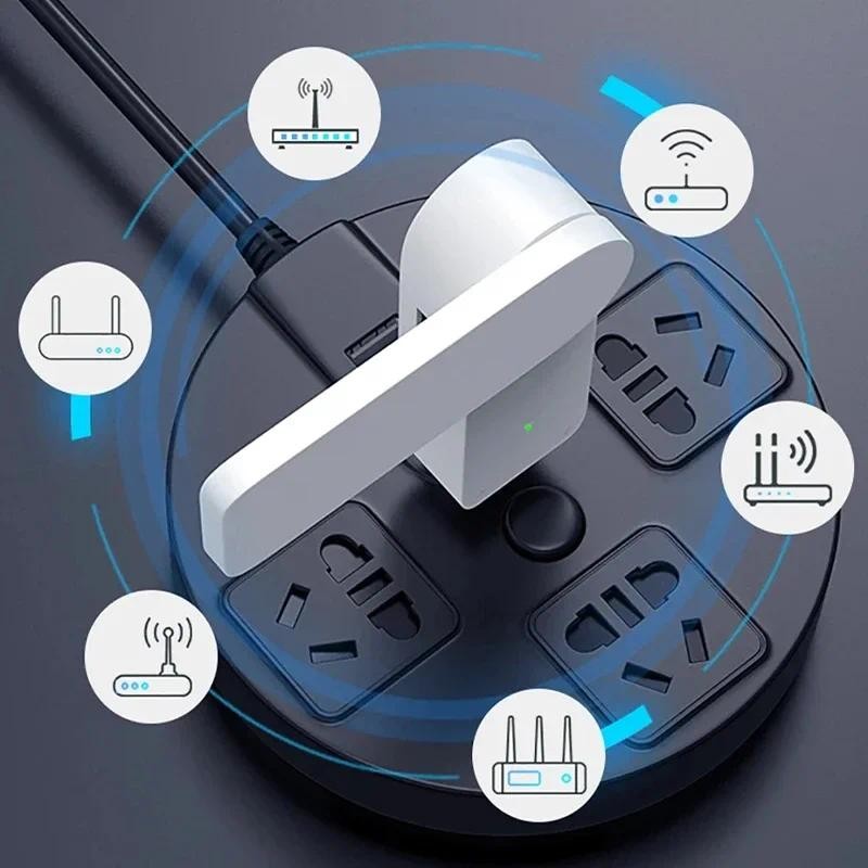 300Mbps Portable USB Wireless WIFI Repeater NFC WiFi Range Extender Wi ...