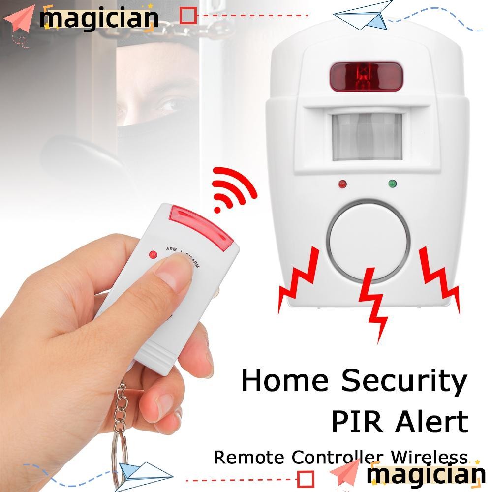 MAGIC Alarm System Home Security Wireless 105DB Siren Burglar Warning ...