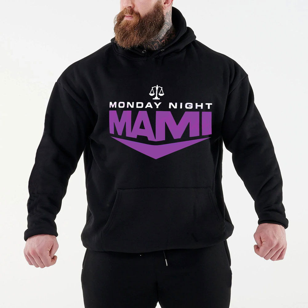 2024 Autumnwinter New Famous Wrestler Rhea Ripley Mens Black Hoodie ...