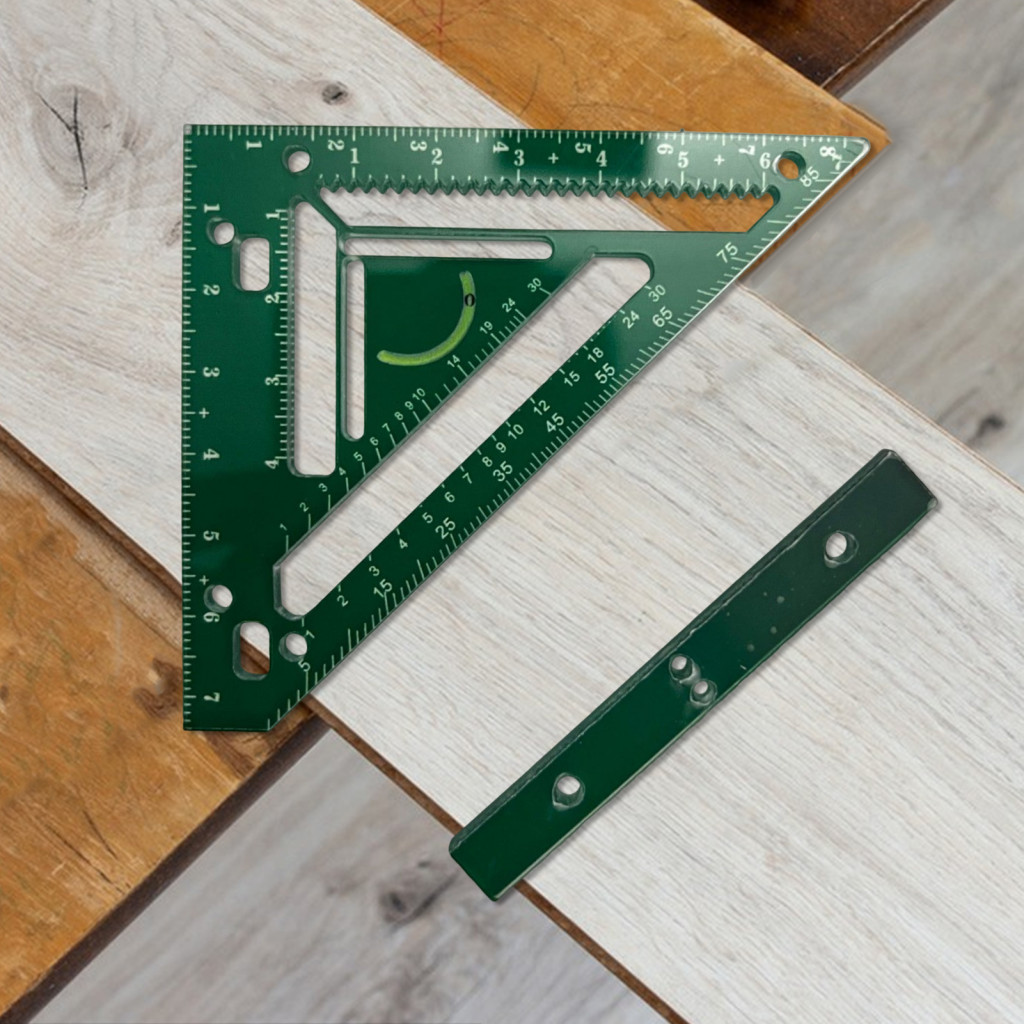 Triangle Ruler for Woodworking Rotating Rafter Square Tool High ...