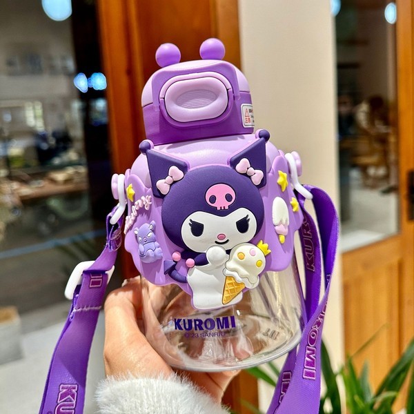 kuromi mug botol air kuromi kuromi water bottle Sanrio Kulomi cawan air perut besar asli dengan ...