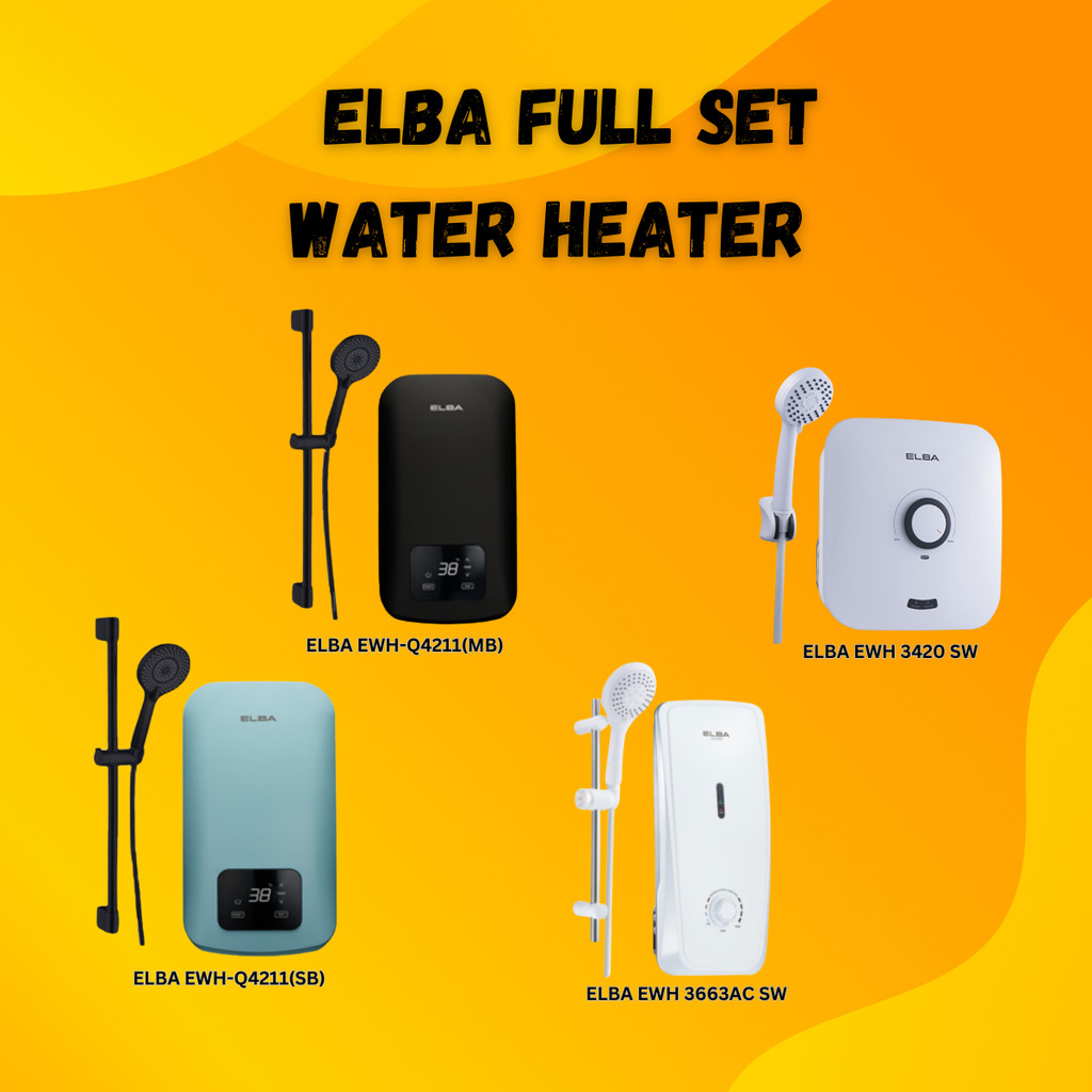 Elba Instant Water Heater | Snow White | ATTIVO Series | With AC ...