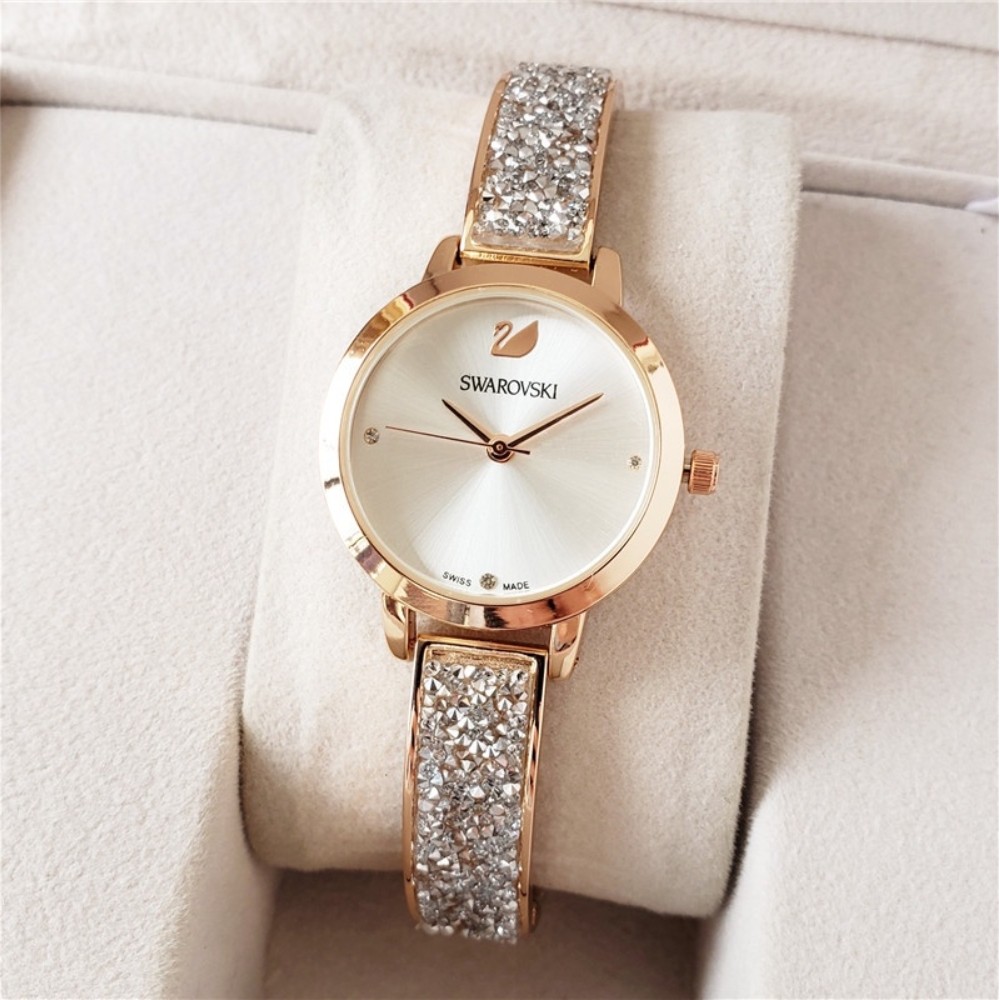 Swan Women's Stainless Steel Quartz Watch Fashion Casual Ladies ...