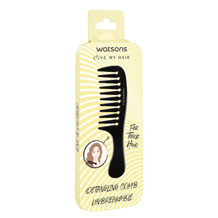 WATSONS Detangling Comb Unbreakable 1S | Shopee Malaysia