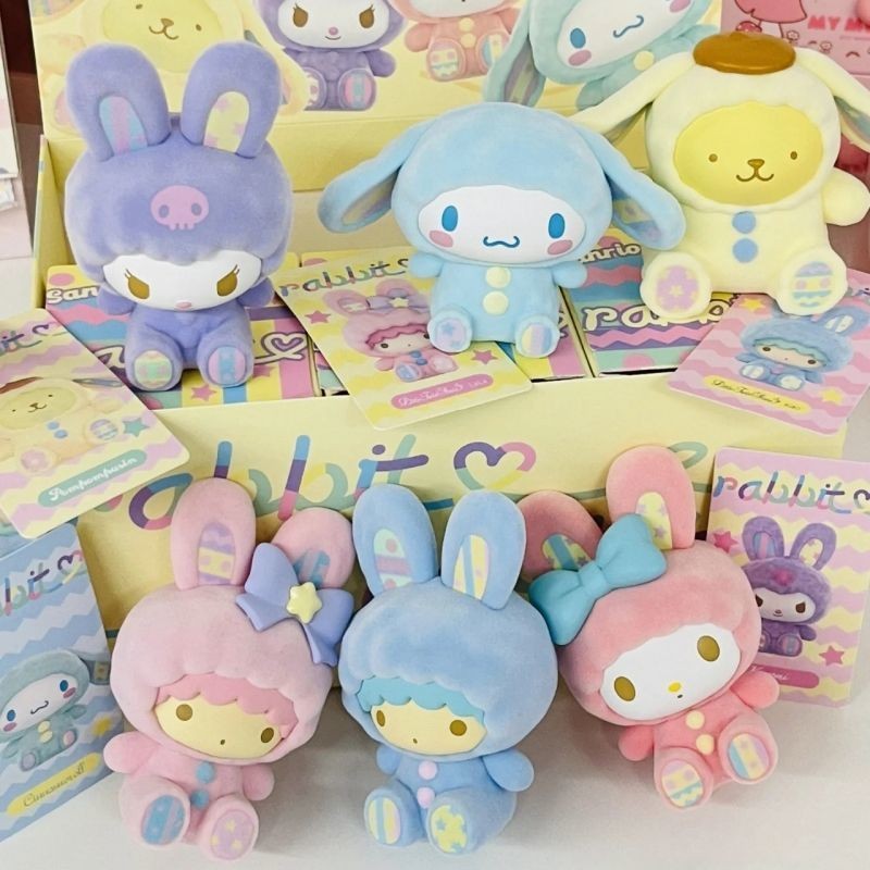 MINISO-Sanrio Rabbit Series Blind Box bilnd box doll Cinnamoroll Kuromi ...
