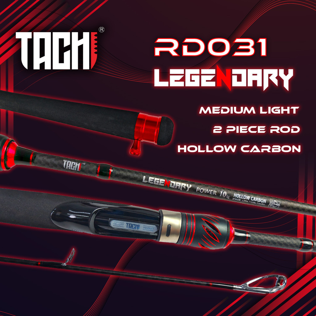 New 2025 TACHI LEGENDARY 6 Kaki Spinning ROD 2 PCS M Medium Fishing Rod ...