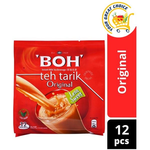 Boh Teh Tarik Instant Milk Tea Beverage Original | Shopee Malaysia