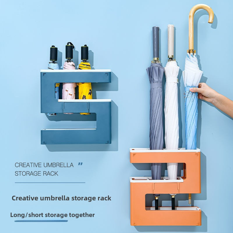 Umbrella Storage Rack Hanging On The Wall, Doorstep, Household Umbrella ...
