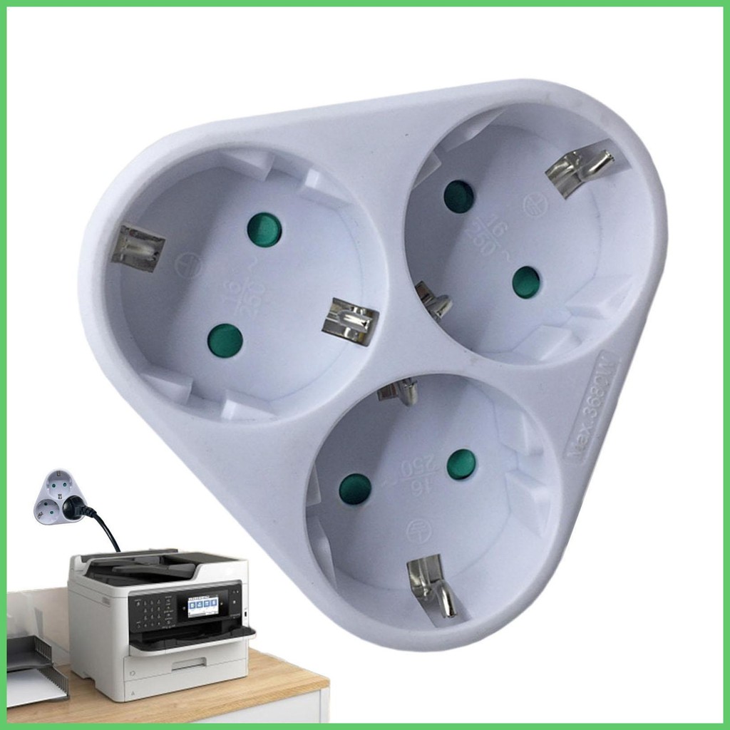 European Wall Socket 1 To 3 Design Europe Plug Adapter Overload ...