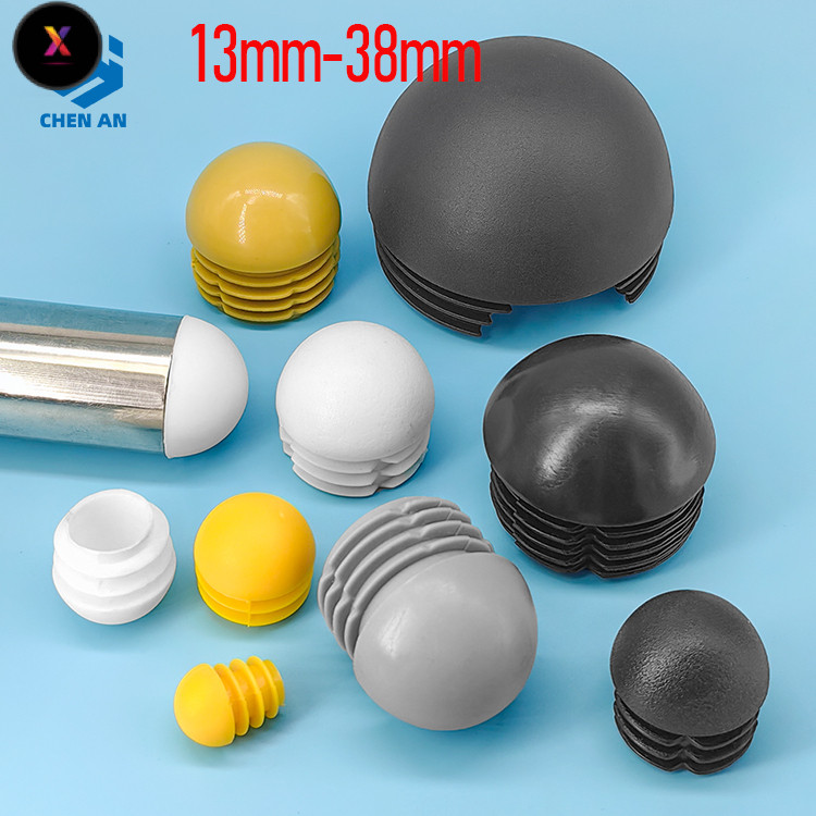 XS 13mm-38mm Round head Black Grey White Yellow Plastic Hollow cover ...