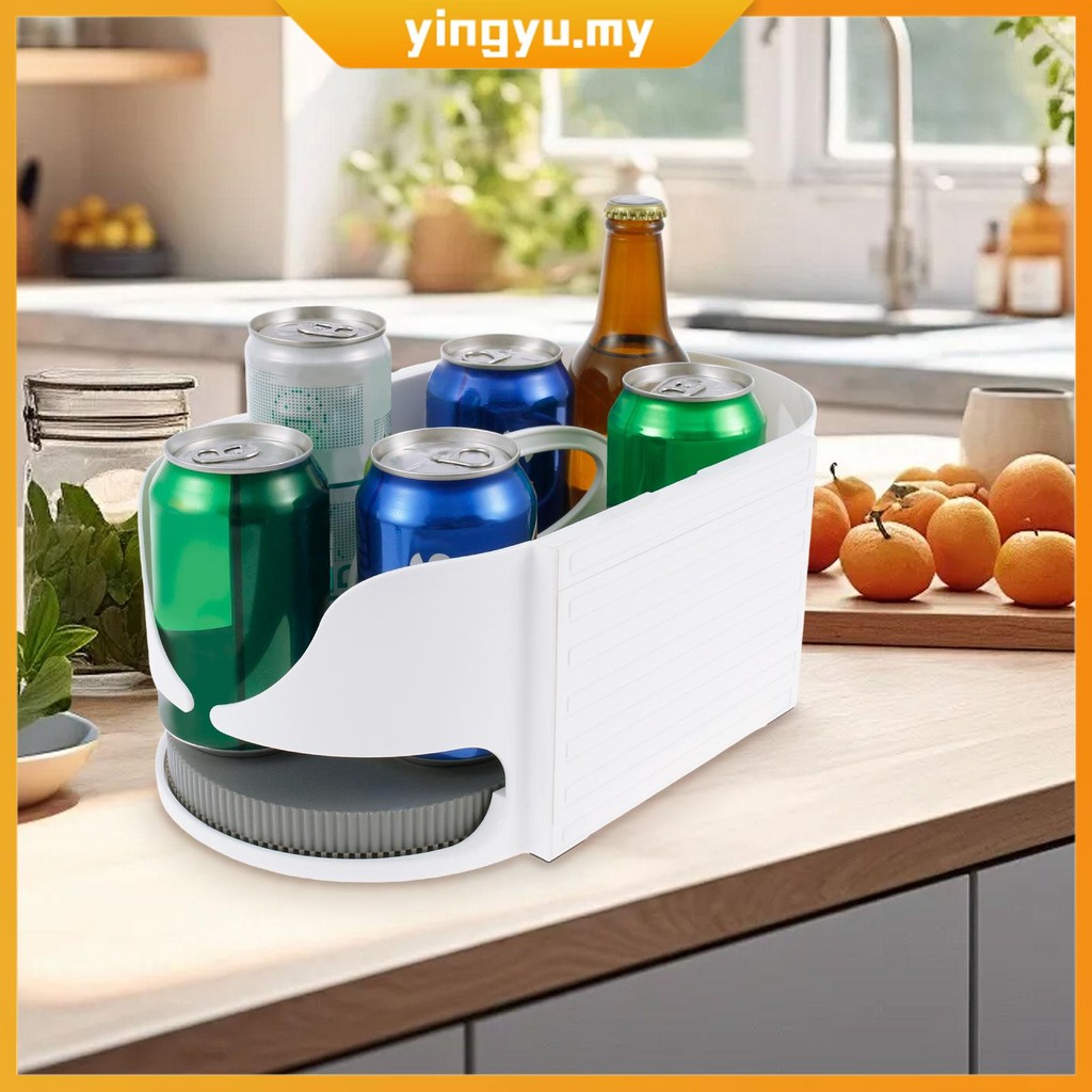 Turntable Organizer Large Capacity Rotating Spice Rack Stable Pantry ...