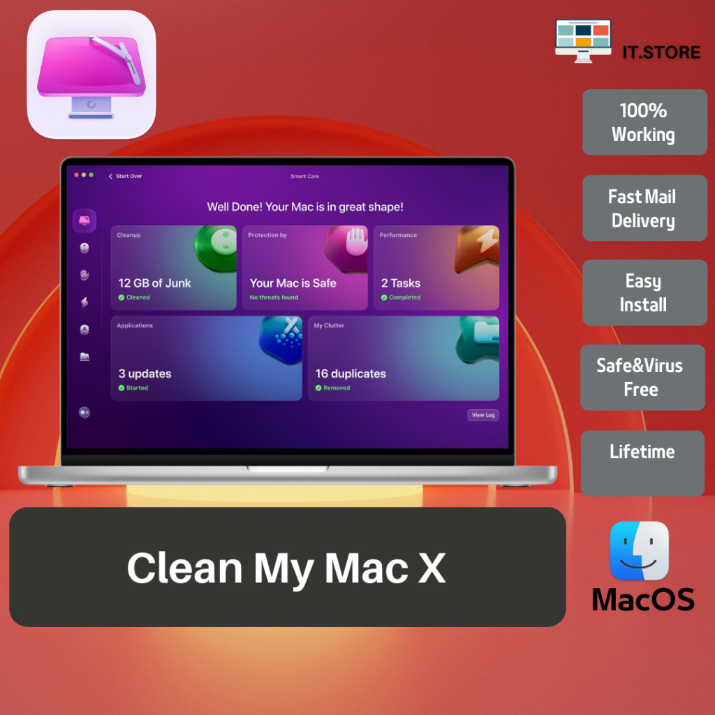CleanMyMac X – All-in-one cleaner for optimizing system performance, removing junk and enhancing ...