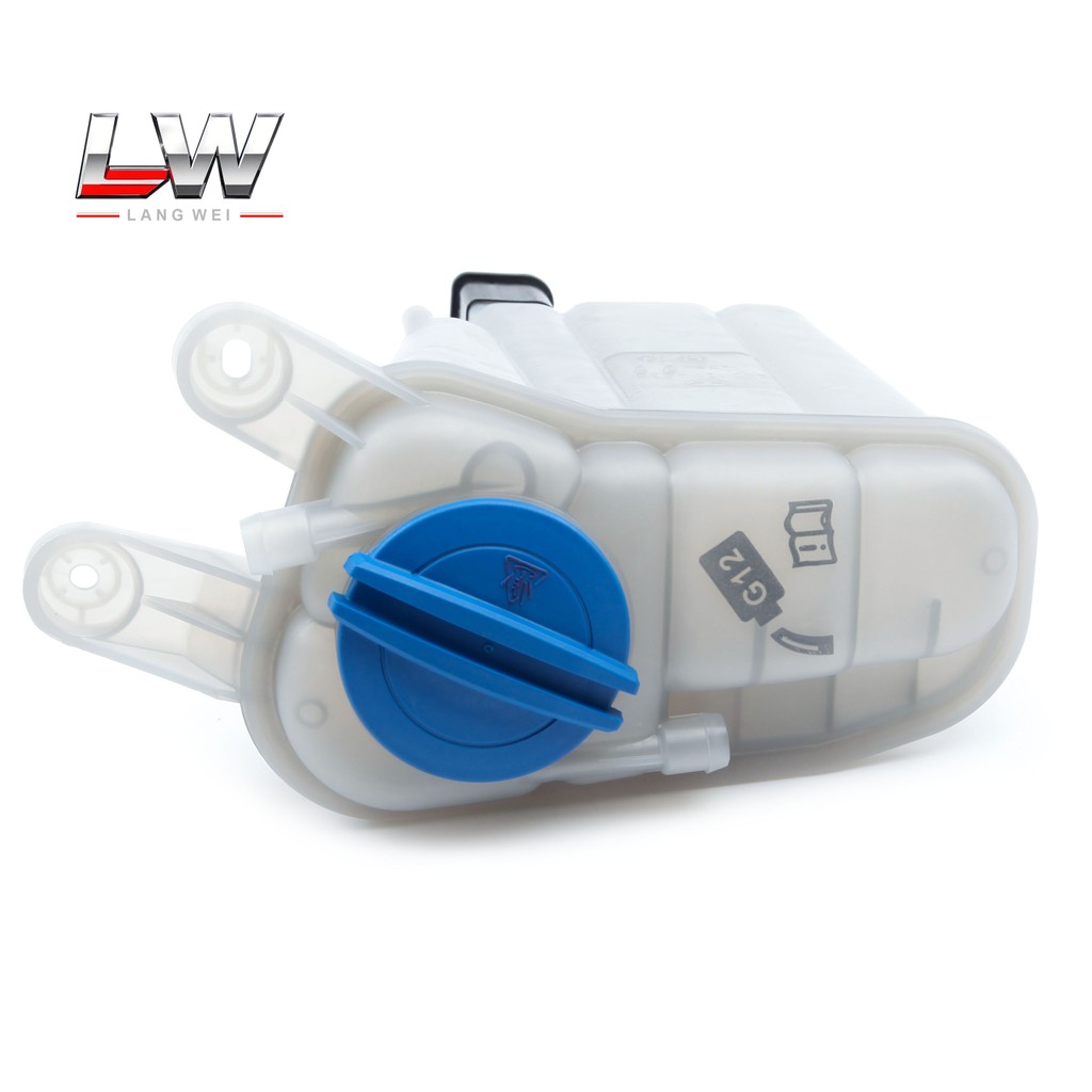 Engine Radiator Cooled Coolant Expansion Tank & Cap Fit For Audi A4 S4 ...