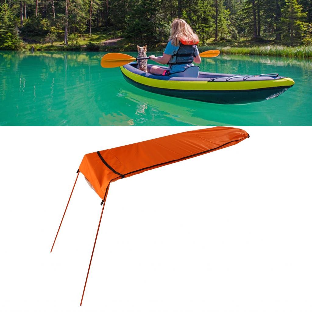 Jiada Inflatable Kayak Awning Canopy Sun Shade Waterproof Foldable ...