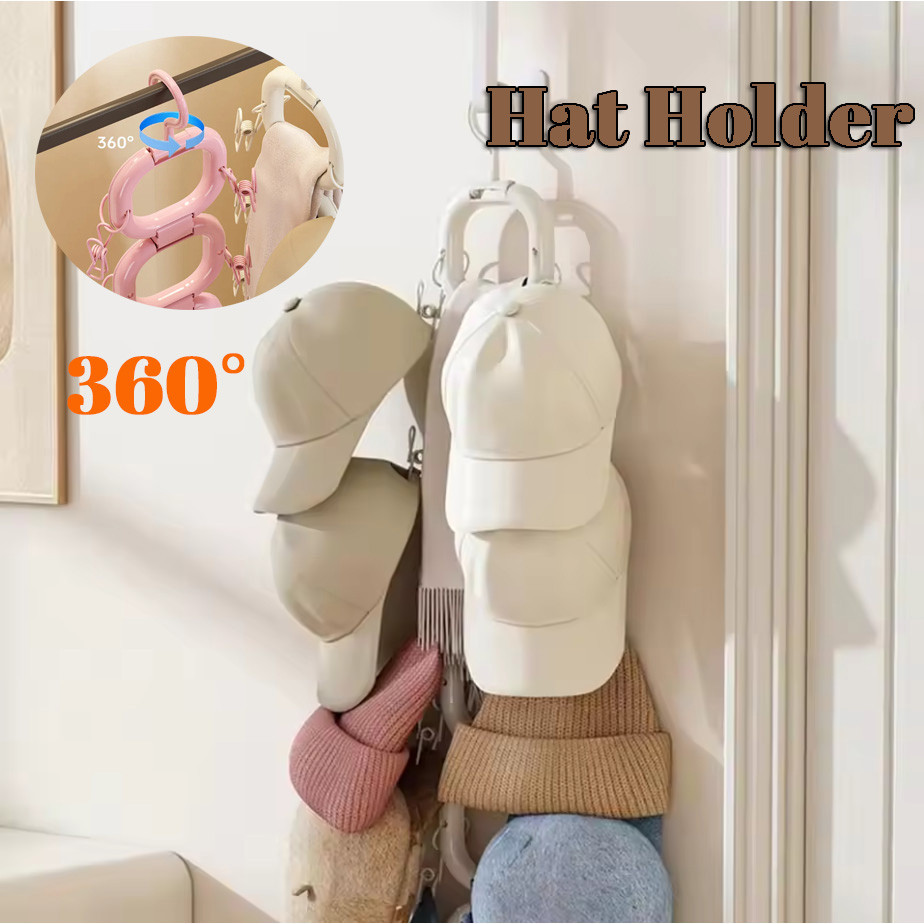 Multilayer Cap Hanger Cap Storage Holder Hat Holder No Drilling Hat ...