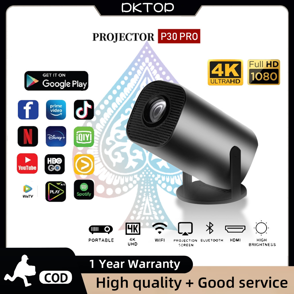 Mini projector projector P30 PRO WiFi movie projector 1920*1080P HD ...
