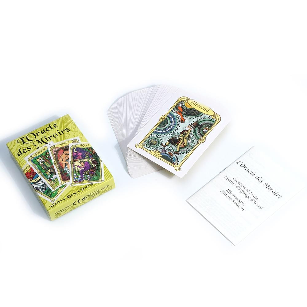 French Oracle des Miroirs with Paper Guidebook Tarot Playing Cards For ...