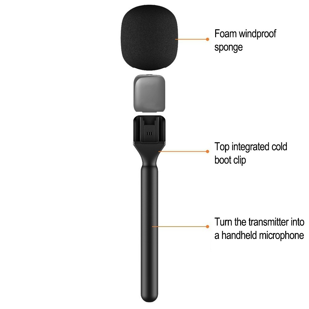 Lightweight Wireless Microphone Holder for Interviews Suitable for DJI ...