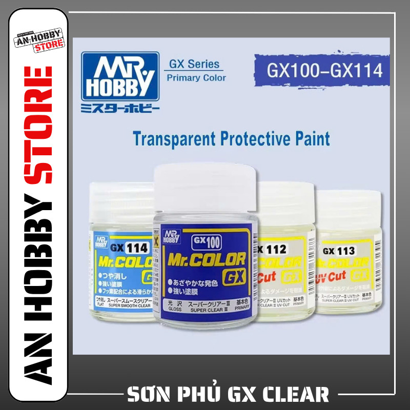 MR MODEL PAINT. HOBBY - MR. COLOR GX CLEAR GX100, GX112, GX113, GX114 | Shopee Malaysia