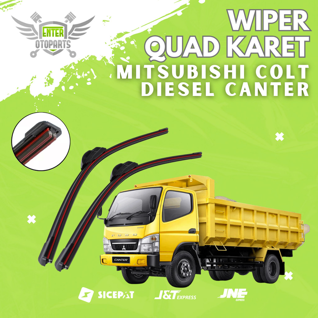 Quad Blade Wiper Mitsubishi Colt Diesel Canter Truck Quad Rubber ...