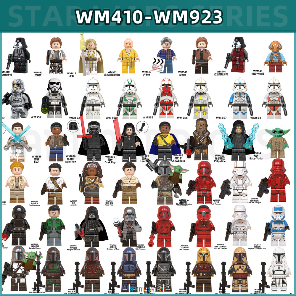 Star Wars Series Sith Infantry Han Solo Rey Yoda Palpatine Trooper ...