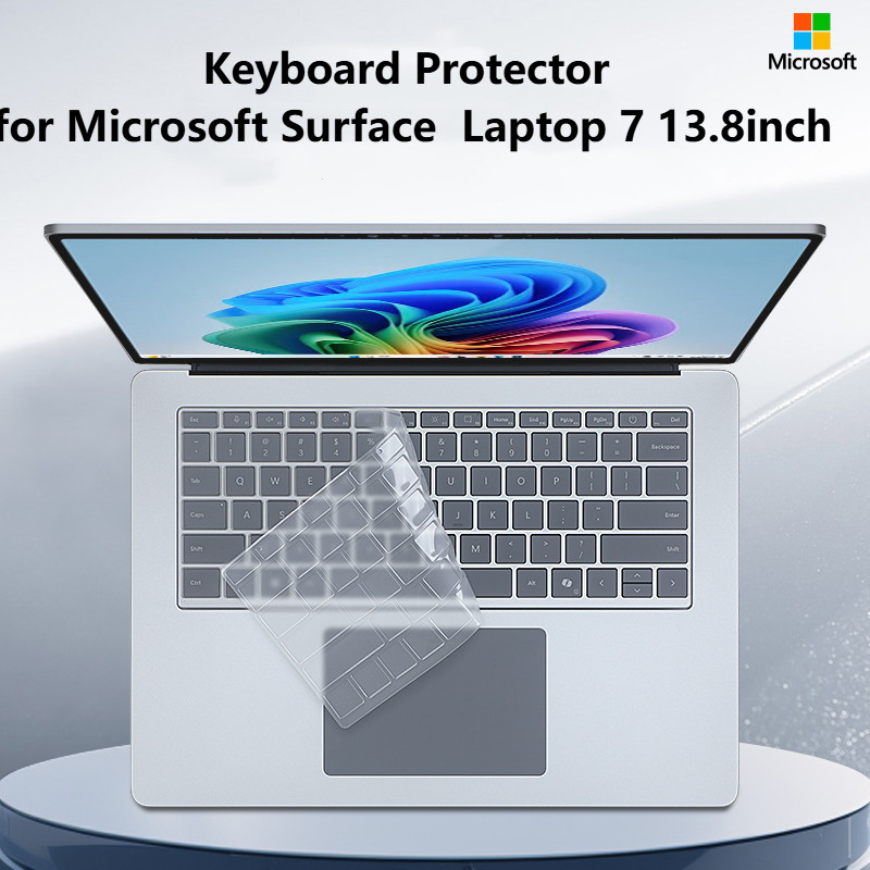 Keyboard Protector for Microsoft Surface Laptop 7 13.8inch 2024 ...