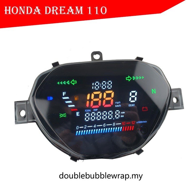 For HONDA EX5 Dream 110 STARTER KICK Digital Meter Speedometer Honda ...