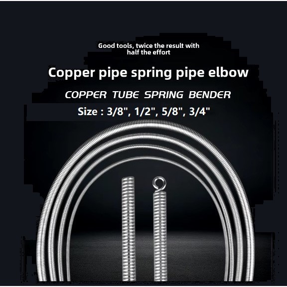 365DIY Copper Tube Bender Inner Spring Tube Bender 3/8" 1/2" 5/8" 3/4 ...