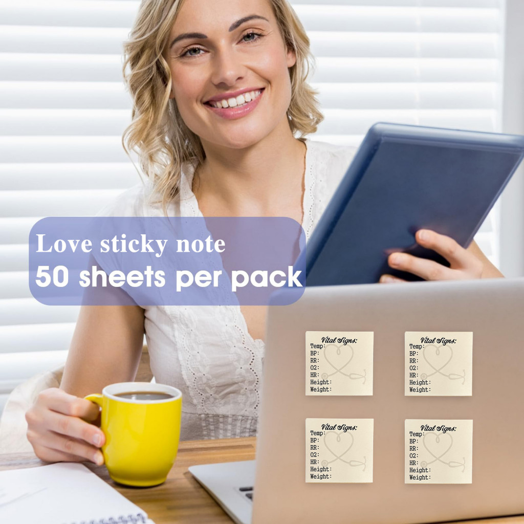 cowboy| Height and Weight Recording Notes Portable Vital Sign Notes 50 ...