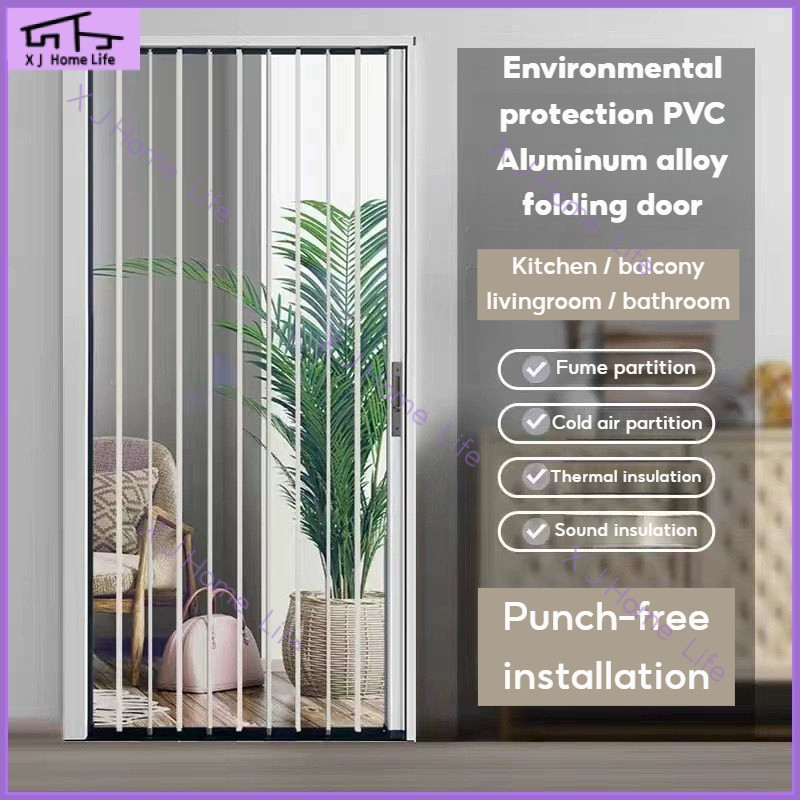 Transparent Folding Door Aluminum Alloy Transparent Crystal Scraper ...