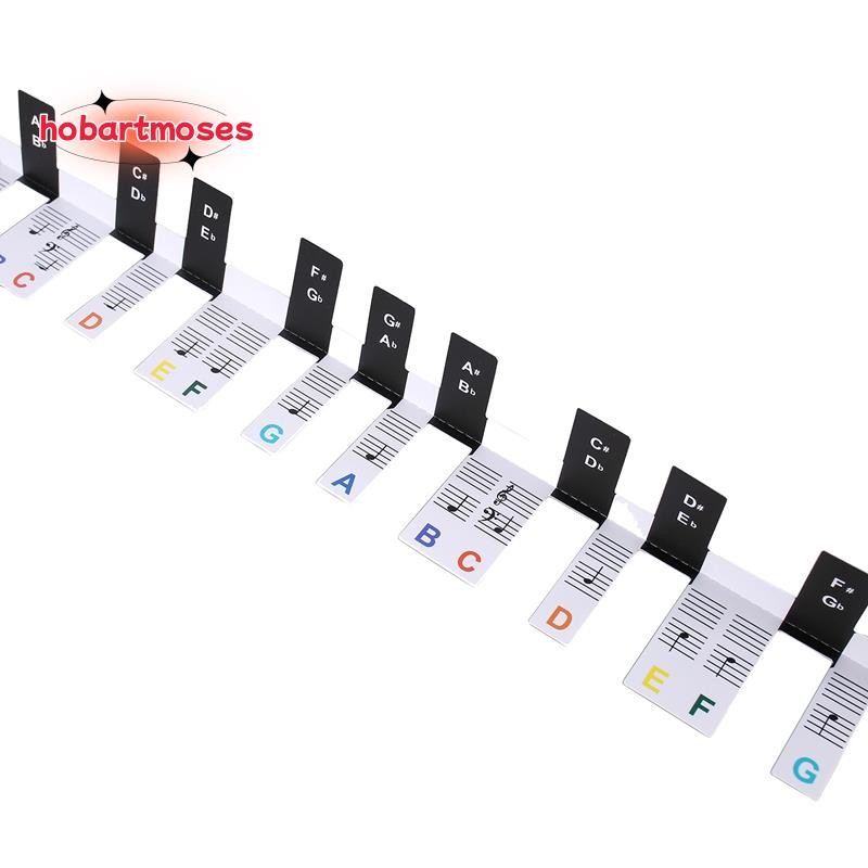 2 PCS 88 Keys Removable Piano KEY Labels Piano Keyboard Stickers Piano ...