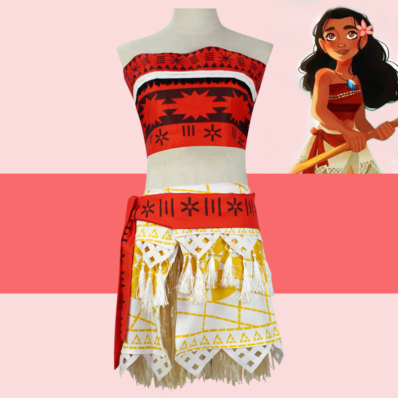 Moana 2 Cosplay Costume Halloween Party Role-playing Event Outfit ...