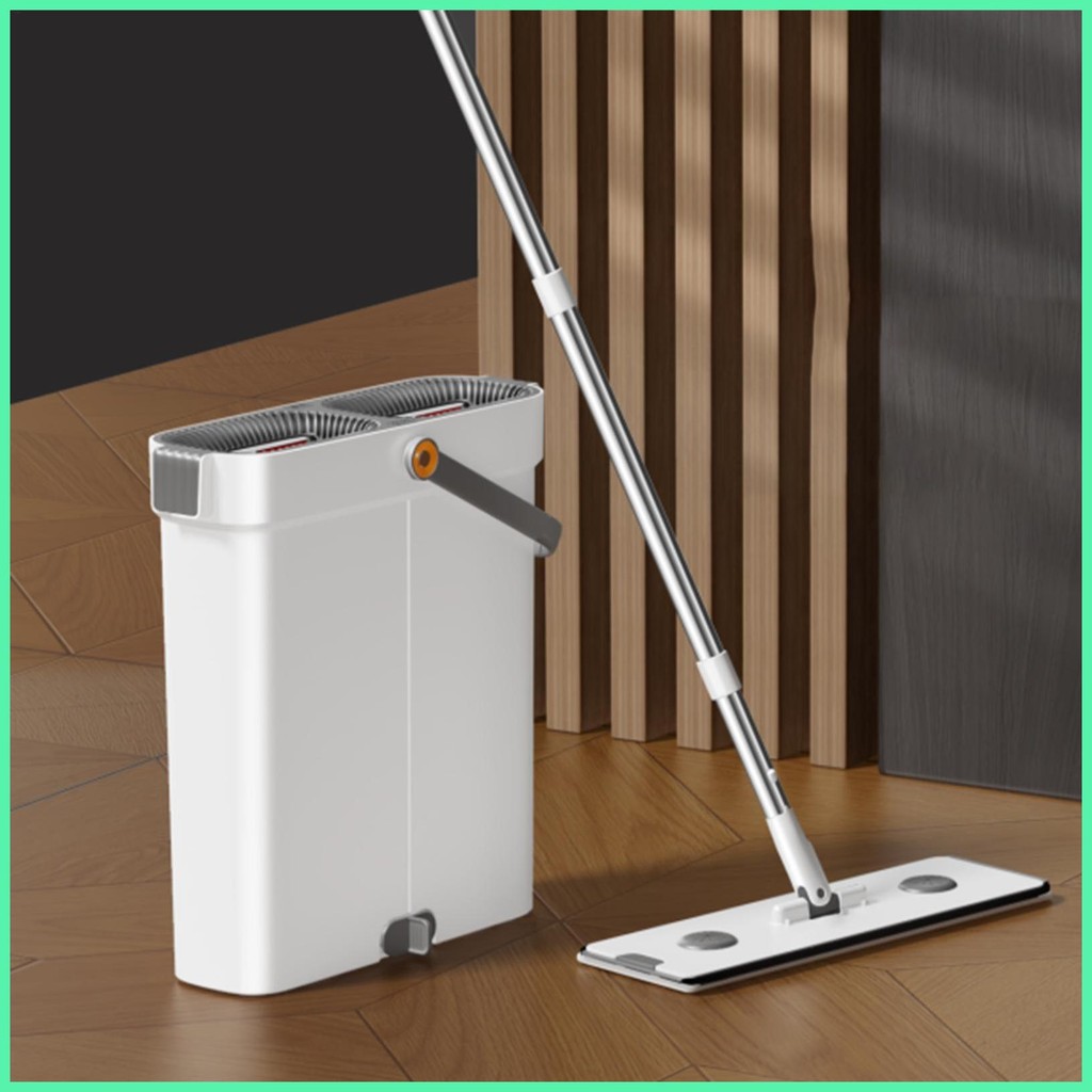 Mop Bucket with Wringer Floor Mop and Bucket Set Adjustable Rotatable ...